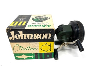 Vintage Johnson Citation 110B Spinning Reel With Original Box - Etsy