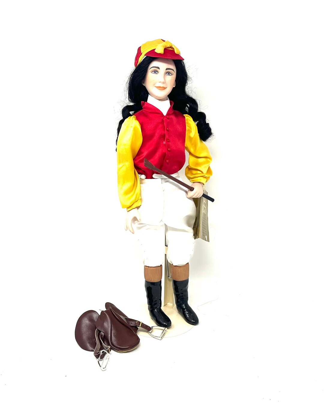 Franklin Mint Porcelain Elizabeth Taylor National Velvet Doll Vintage ...