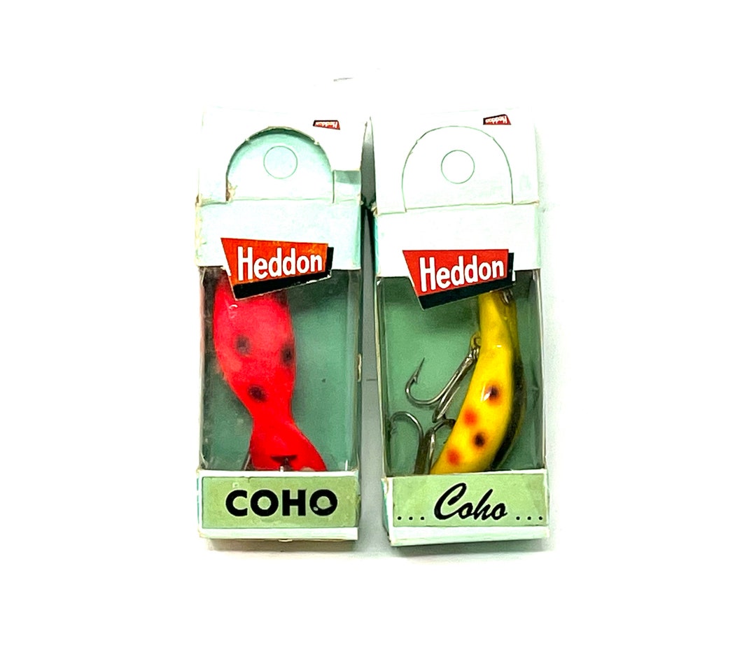 2 Vintage Heddon Tadpolly 3/8 Oz Fishing Lure in Original Boxes Marked ...