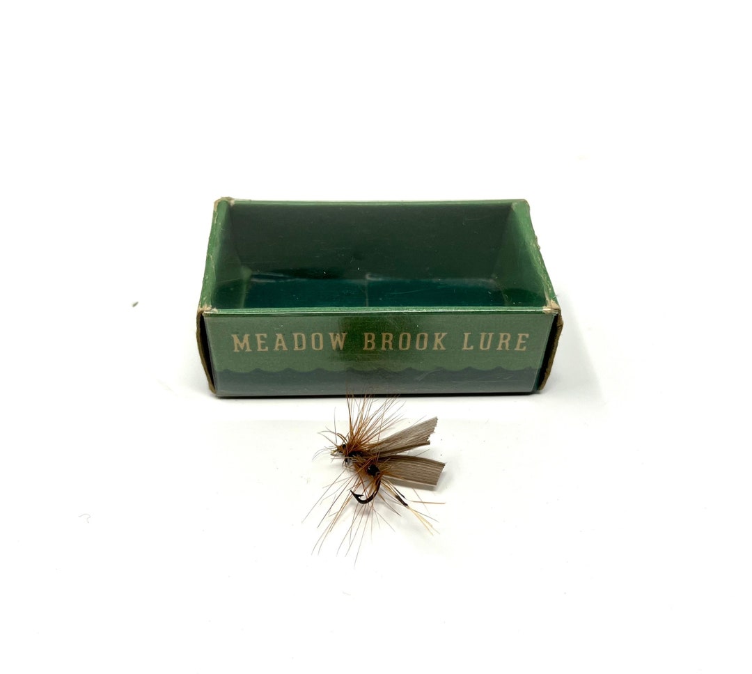 Vintage Meadow Brook Fishing Fly Lure With Original Box - Etsy