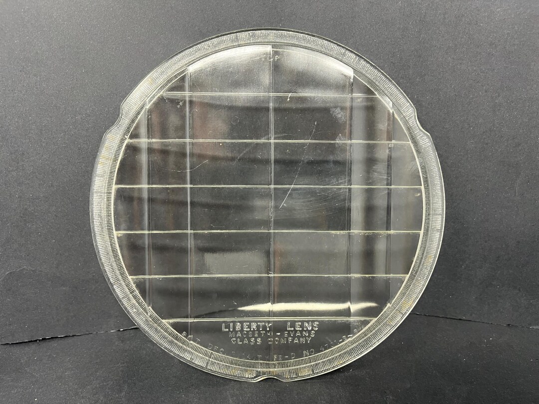 Vintage Macbeth Evans Liberty Lens: 1910s Auto Headlight, 8" - Etsy