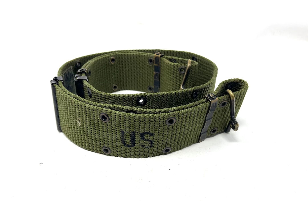 Vintage Army Military Web Pistol Belt / Antique Web Pistol - Etsy
