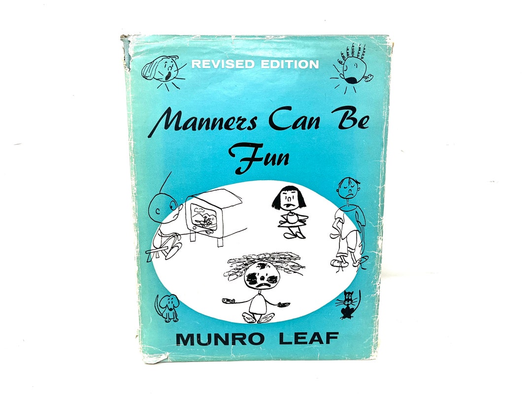 Vintage Manners Can Be Fun Book by Munro Leaf / Antique Manners Can Be Fun Book - Etsy