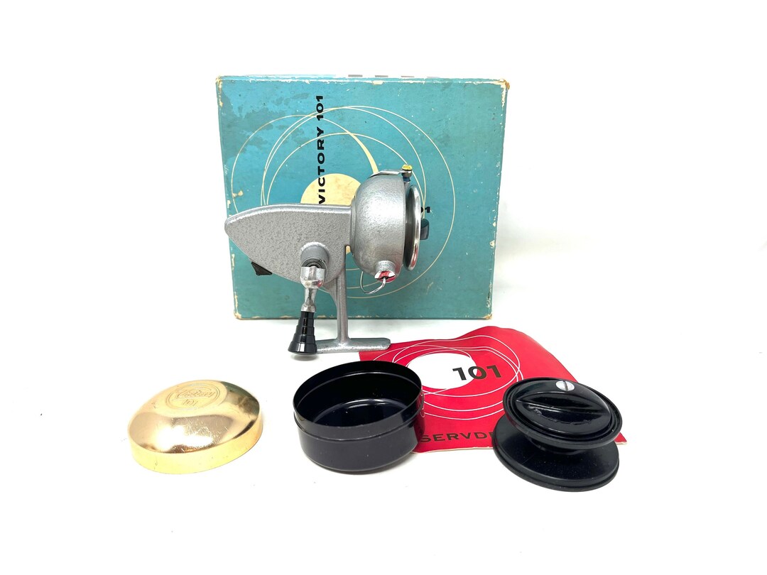 Vintage Victory 101 Reservdelslista Spinning Reel Malmo With Box and ...
