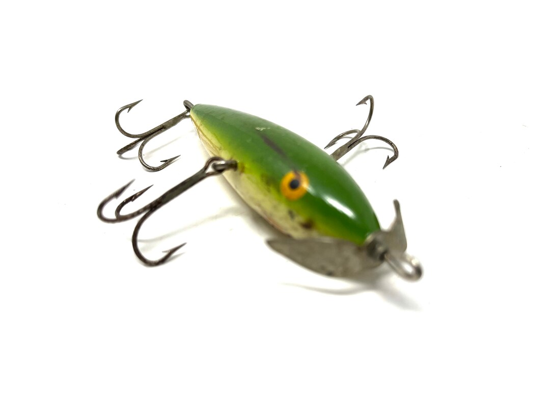 Vintage Pflueger Peerless Minnow Fishing Lure / Antique Fishing Lure ...