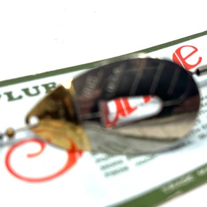 3 Vintage Pflueger June Bug Spinner Lure on Card / Antique Fishing Lure ...