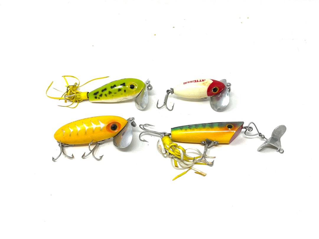 4 Vintage Fred Arbogast Fishing Lure / Antique Fishing Lure Arbogast ...