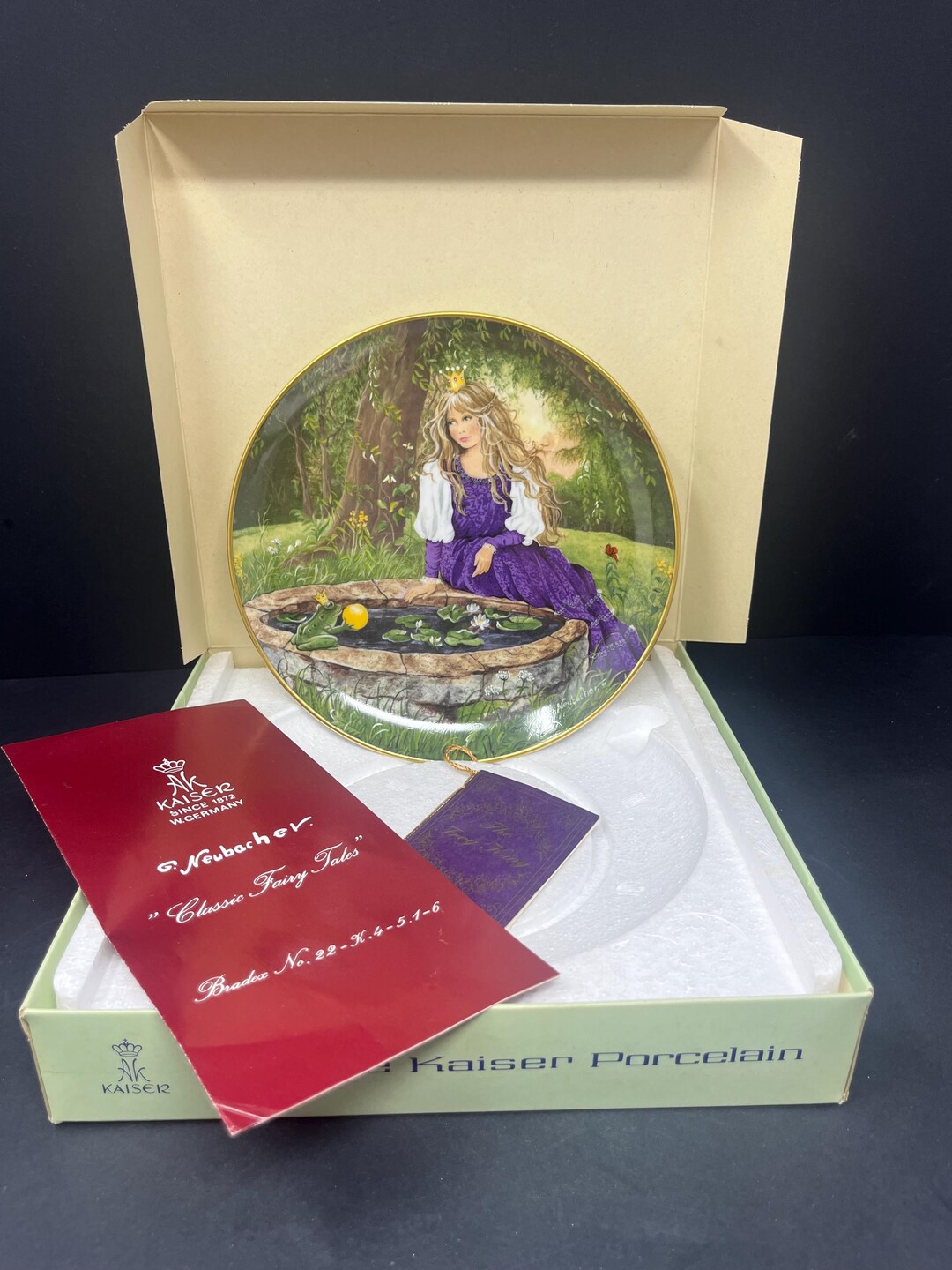 The Frog King Collector Plate Classic Fairy Tales Gerda Neubacher ...