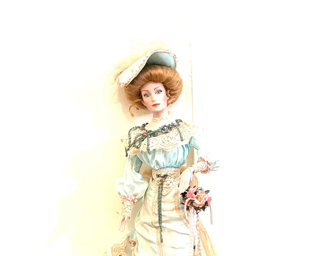 Vintage Franklin Mint Gibson Girl Bridesmaid Doll Anniversary Edition ...