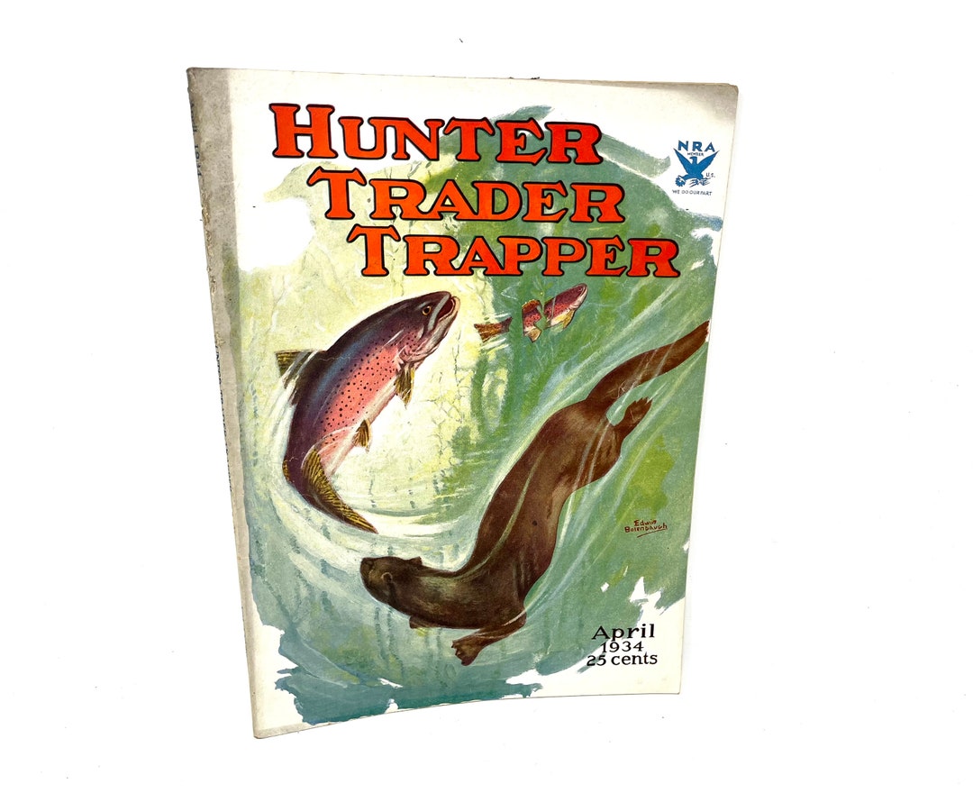 Vintage Hunter Trader Trapper Magazine, April 1934 - Etsy