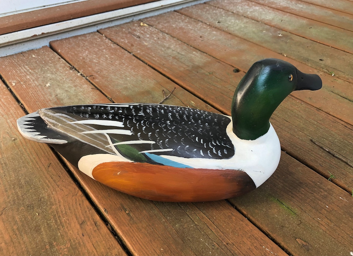 Antique Drake Shoveler by William Bill Goenne Decoy / Vintage - Etsy UK