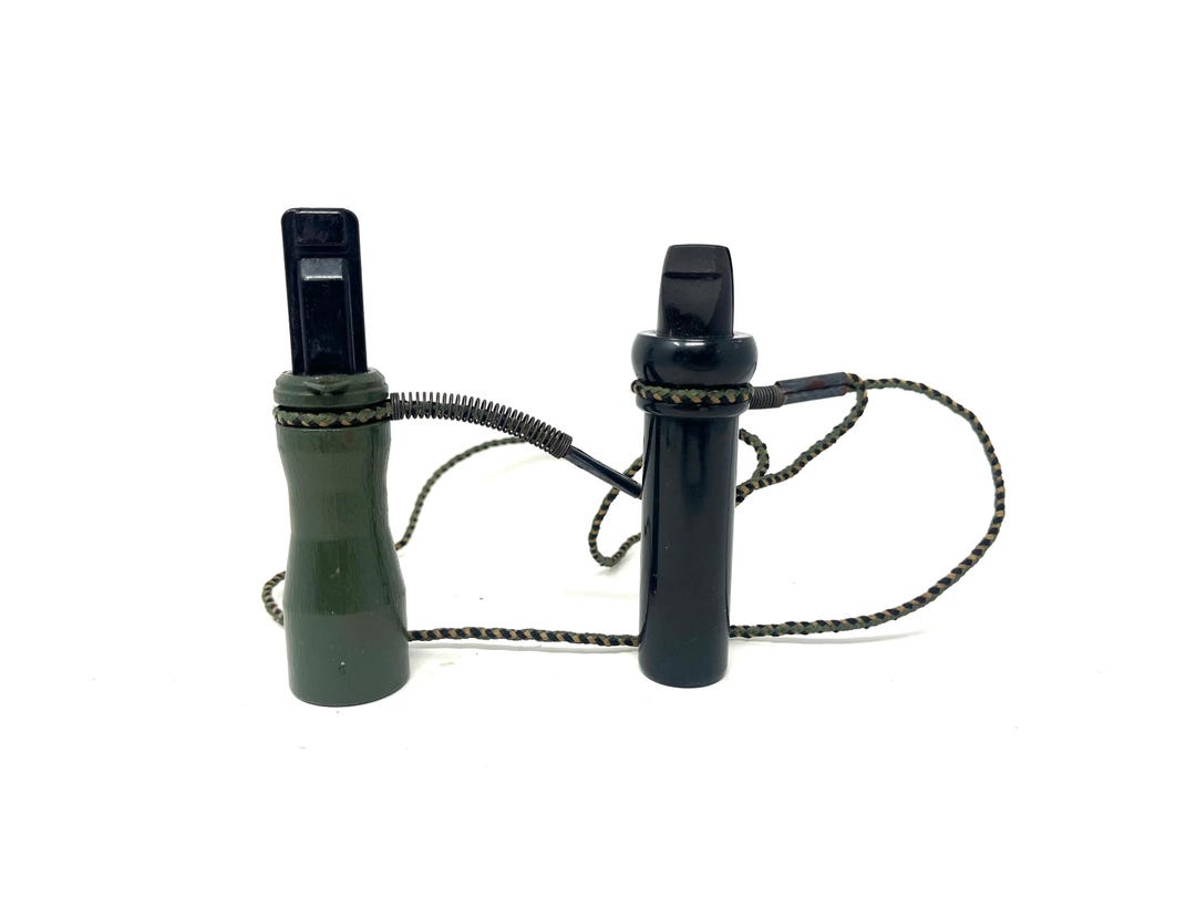 2 Crow Calls PS Olt No M-9 Perfect Crow Call Pekin IL and Unknown Maker ...