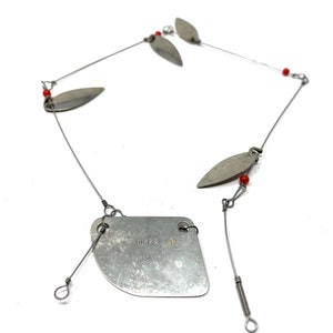 Vintage Gibbs Willow Leaf Spinner Trolling Rig Lure / Antique Fishing ...