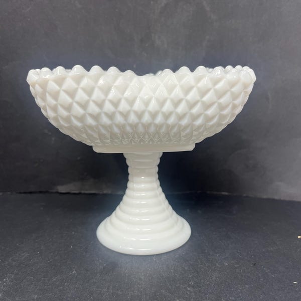 Milk Glass Diamond - Etsy