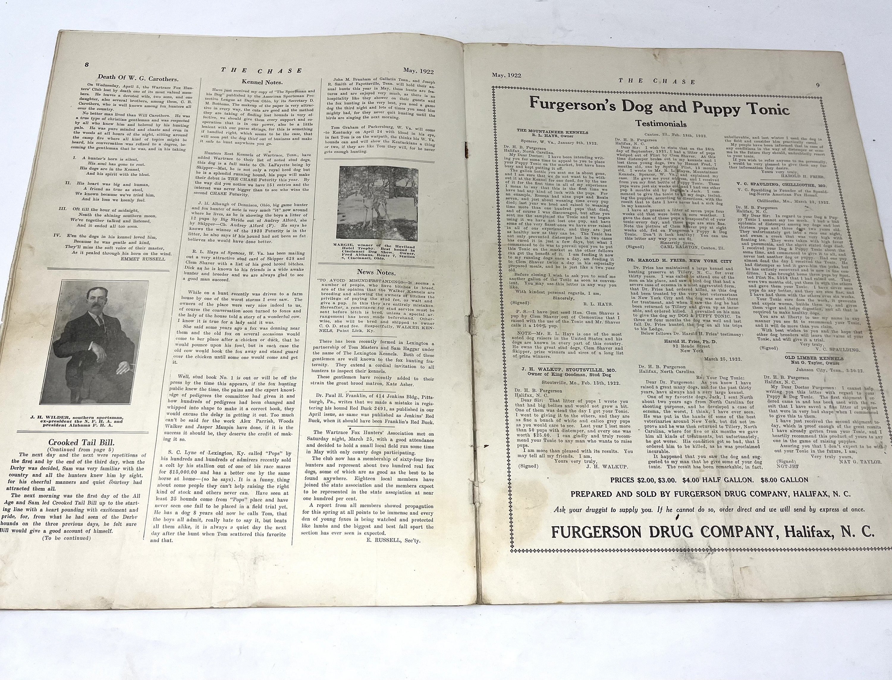 Vintage the Chase Fox Hunting Magazine May 1922 Very Scarce / - Etsy