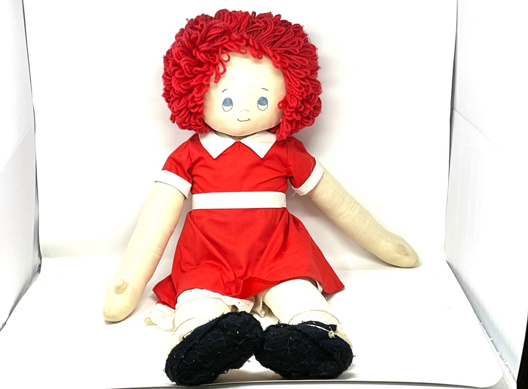 Vintage Little Orphan Annie Plush 35 Inches / Antique Orphan Annie Rag ...