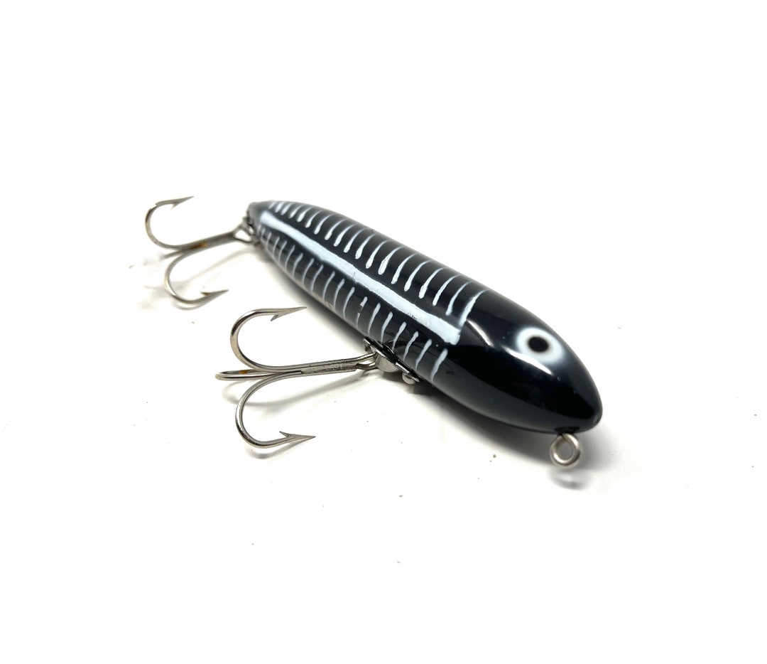 Vintage Heddon Zara Spook Lure in Black Shore / Antique - Etsy