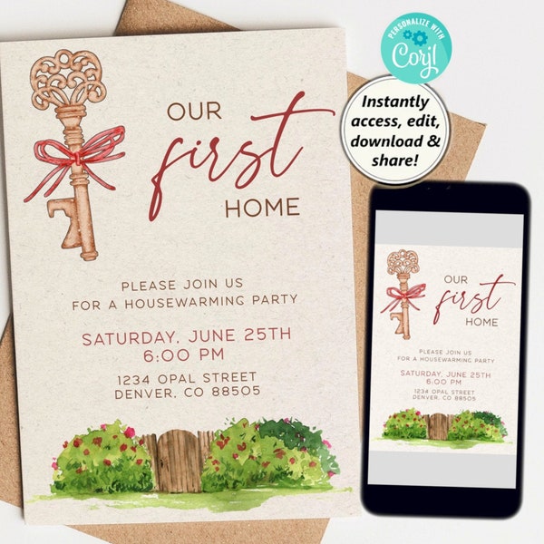 Editable Cocktail Party Invitation Template, Any Occasion Cocktail ...