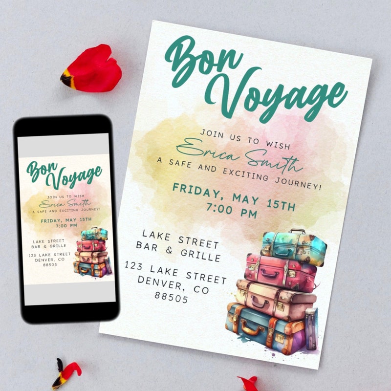 Bon Voyage Party - Etsy