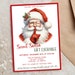 Secret Santa Gift Exchange Party Invitation Template, Christmas Holiday ...