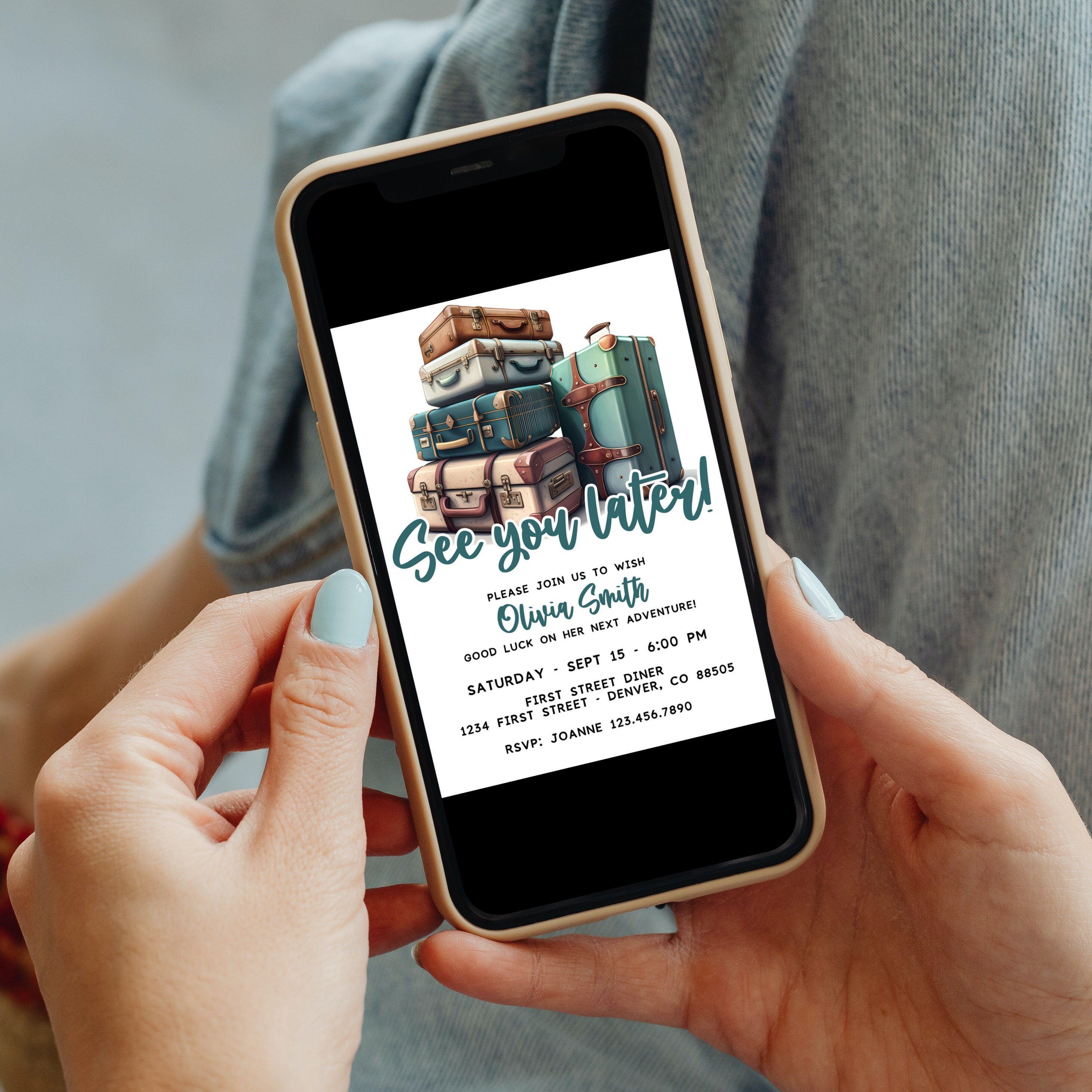 Farewell Going Away Party Digital Download - Editable and Customizable ...