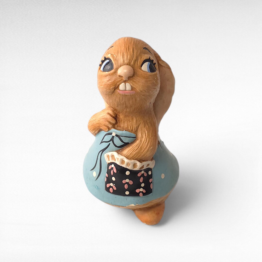 VTG Hand Painted Stonecraft PENDELFIN Rabbit Figurine ' Lucy Pocket ...