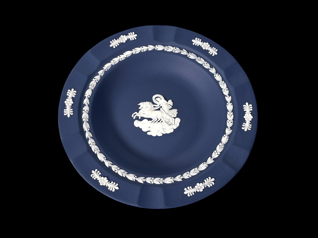 WEDGWOOD Jasperware Navy Dark Blue Plate (17.5 Cm) - Etsy