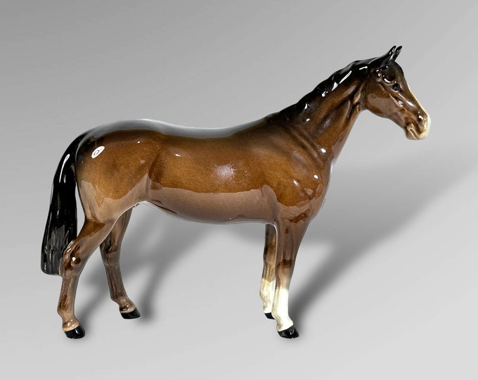 Vintage BESWICK Bois Roussel Horse Porcelain Figurine - Etsy