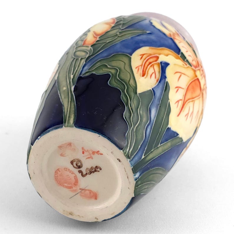 MOORCROFT Pottery 'Windrush' Muster Vase Entworfen von Debbie Hancock ...