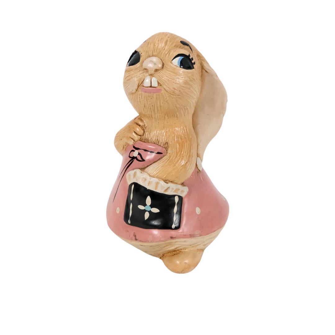 VTG Hand Painted Stonecraft PENDELFIN Rabbit Figurine ' Lucy Pocket ...