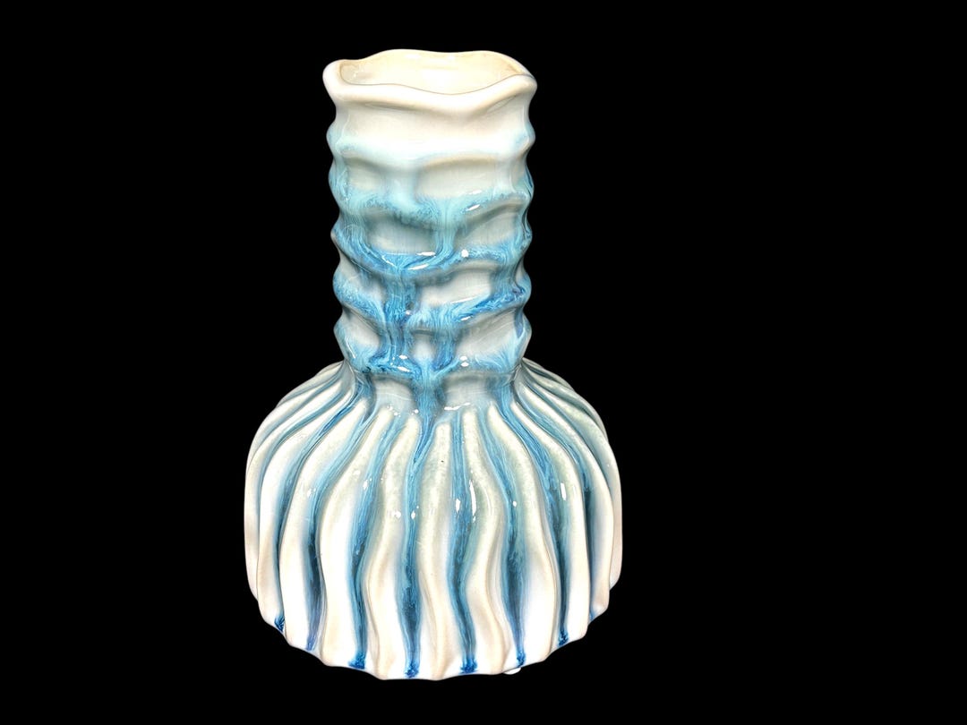 Handcrafted Ceramic Vase Made in Spain (19 Cm X 14 Cm) - Etsy