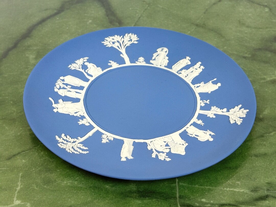 WEDGWOOD Jasperware Pale Blue Shallow Plate (24cm) '59 - Etsy