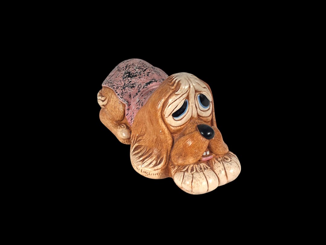 VTG Hand Painted Stonecraft PENDELFIN Dog Figurine ' Pooch ' - Etsy
