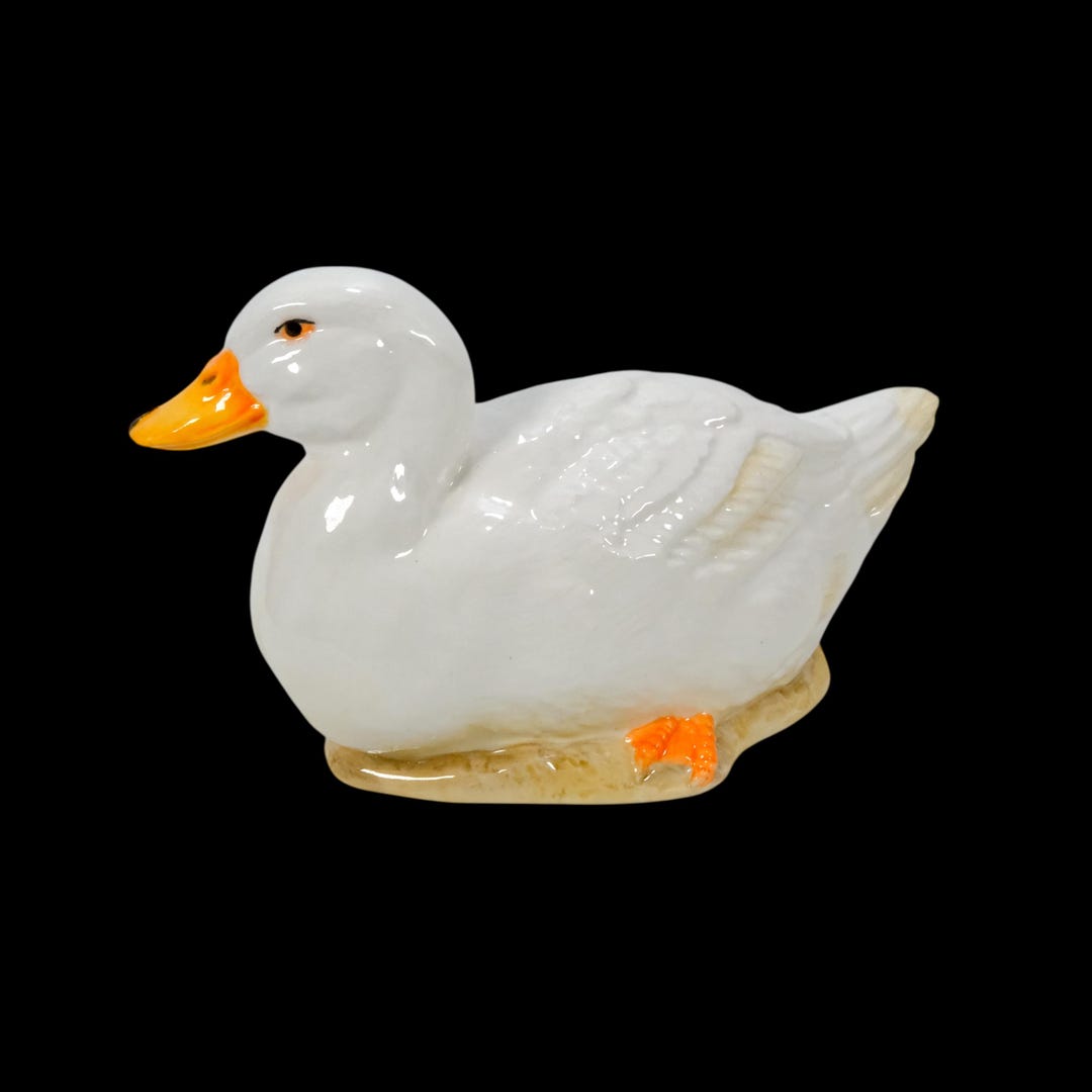 John Beswick Signed Porcelain Duck Figurine - Etsy