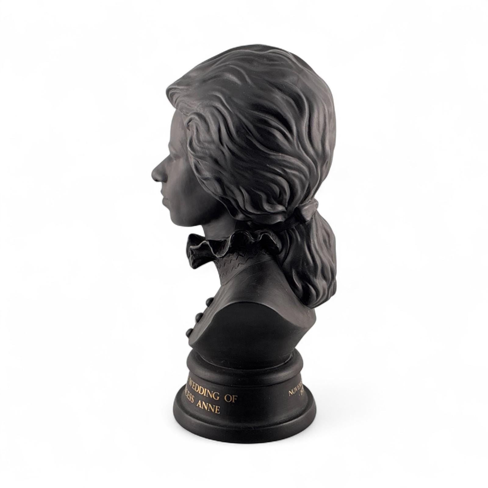 Royal Doulton Limited Edition Black Basalt Bust of Princess Anne '73 - Etsy