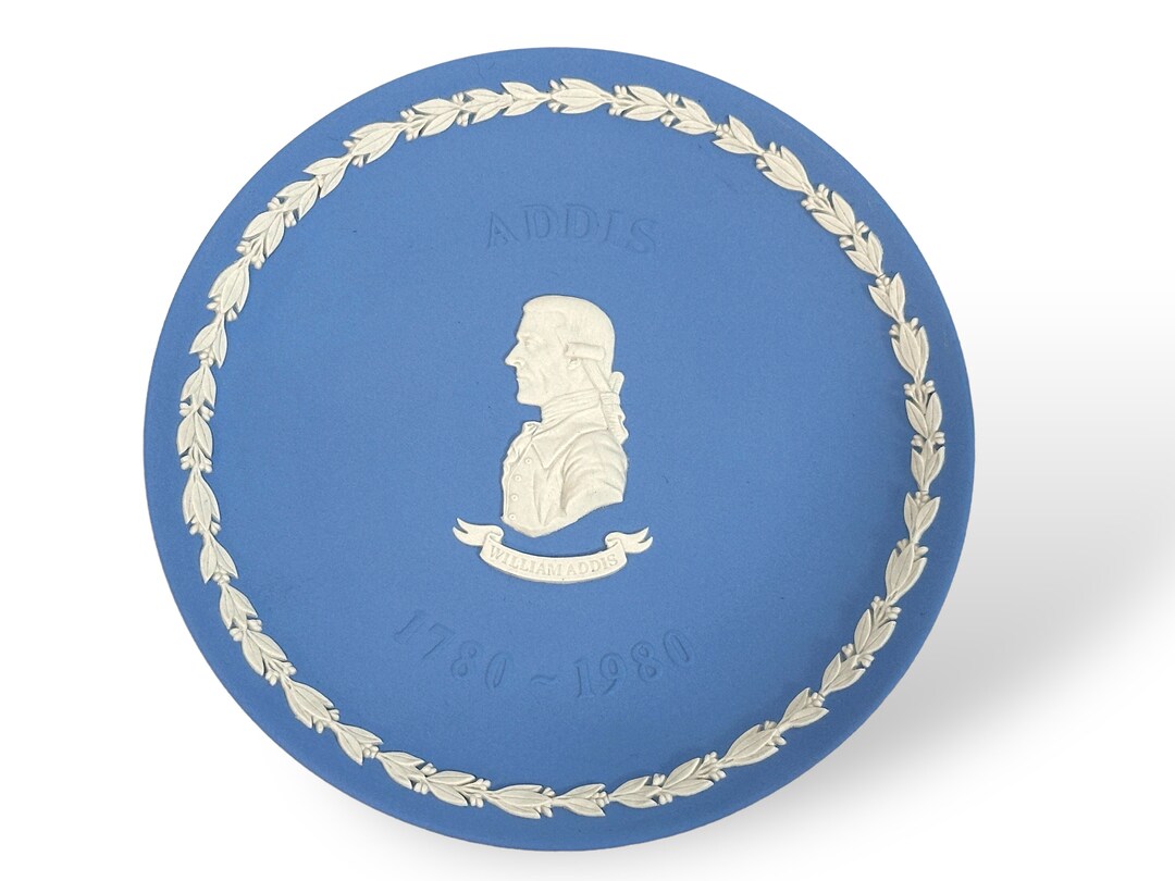 William Addis Wedgwood Jasperware Pale Blue Plate - Etsy