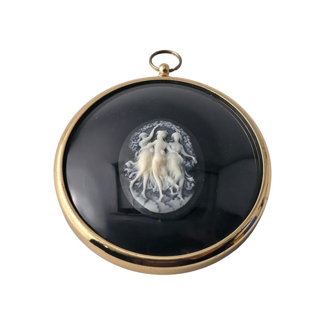 Three Graces in Cameo From the Miniature World of PETER BATES (7.5cm ...