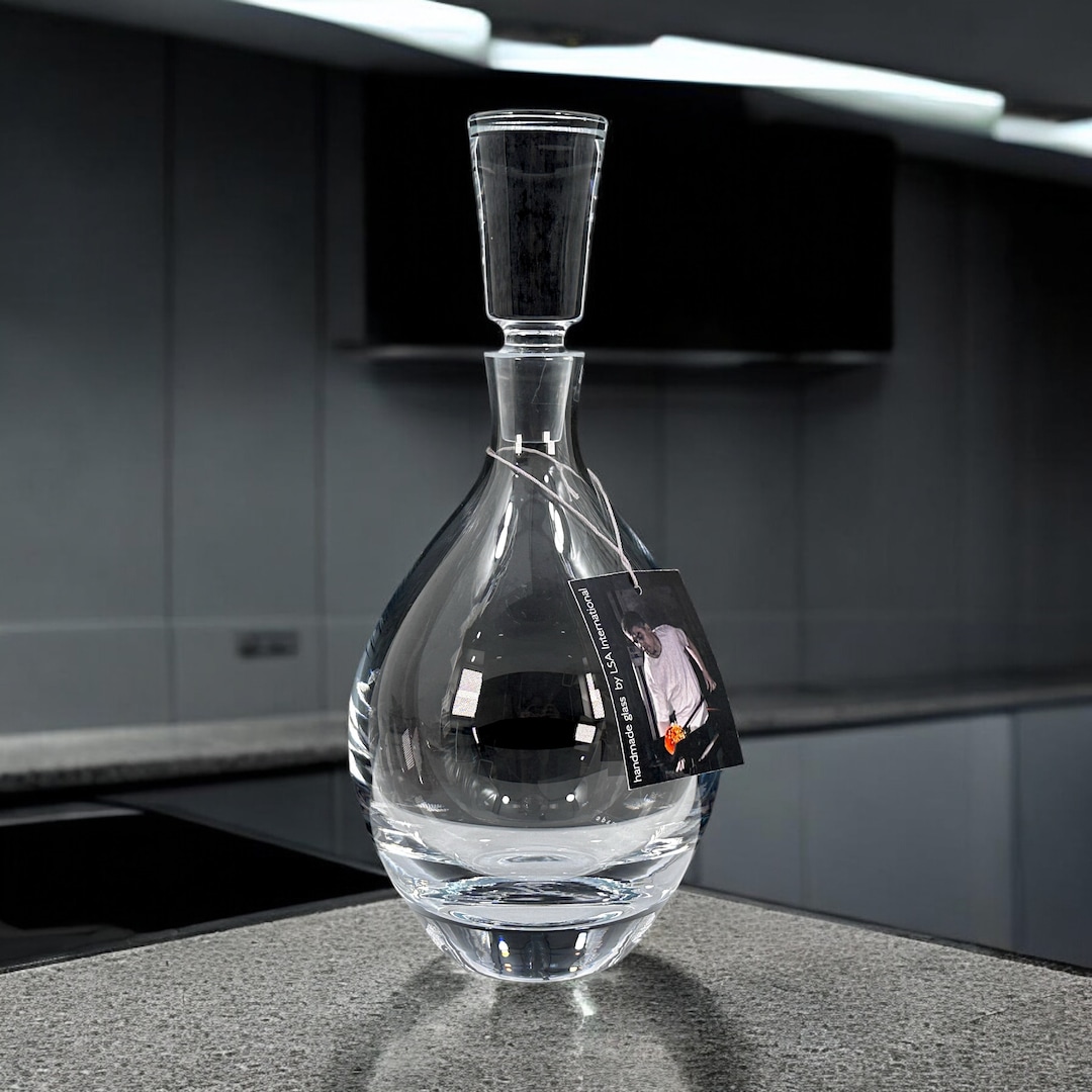 LSA JULIA New Handmade Glass Decanter 1L ,made in Poland - Etsy