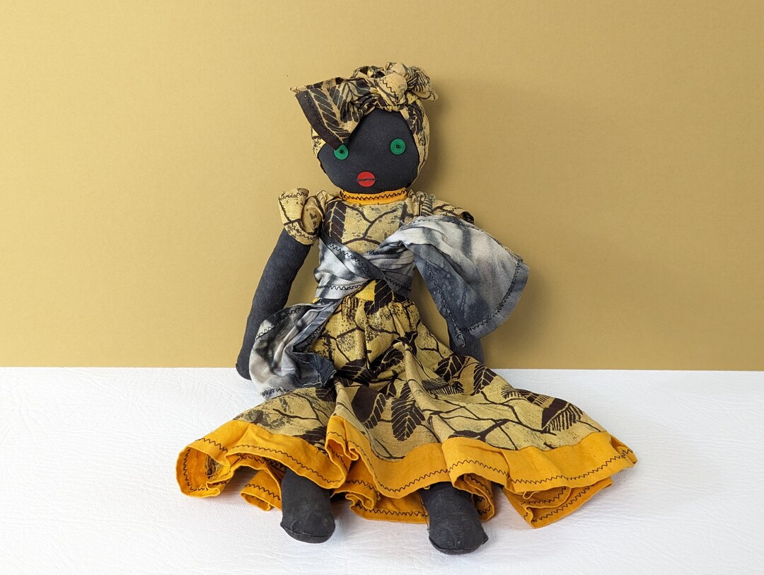 Vintage Hand Made Cloth Doll - Etsy
