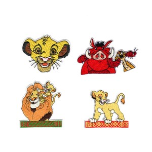 Simba Mufasa Pumba Timon From the Lion King Disney Movie Embroidered Iron-on Patch - Etsy