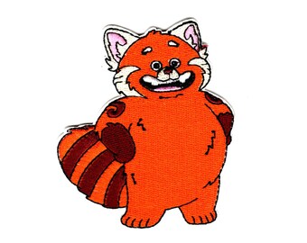 Red Panda Iron on Patch - Etsy
