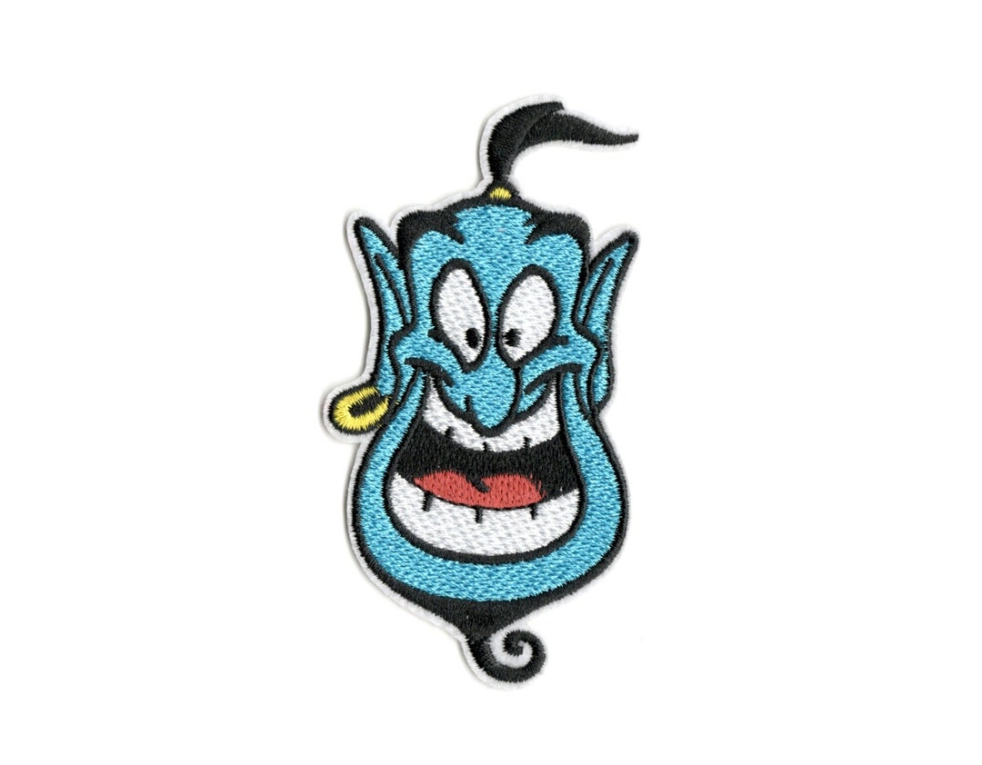 Genie From Disney's Aladdin Movie Embroidered Iron on Patch - Etsy