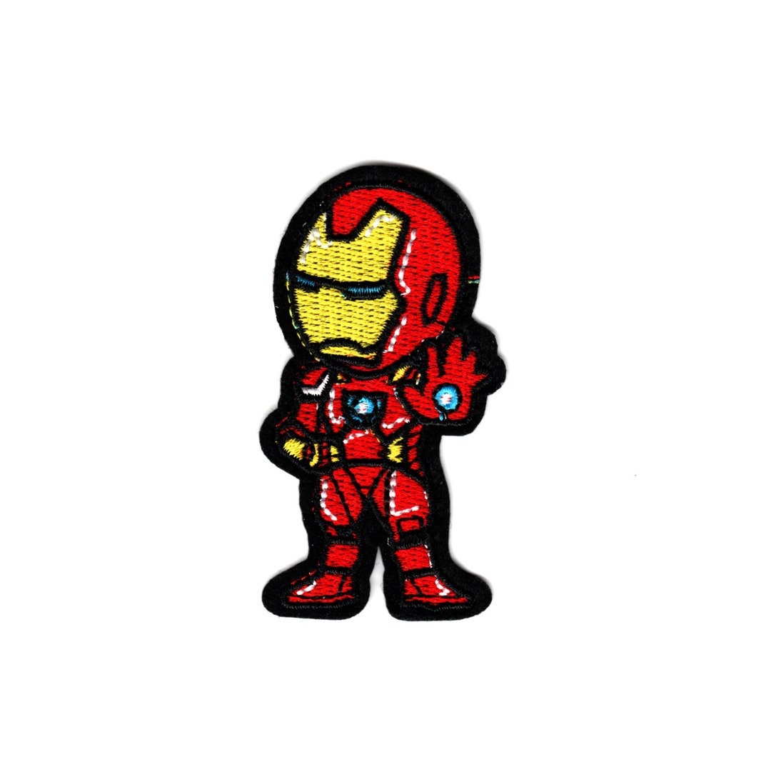 Ironman Iron Man Superhero Embroidered Iron-on Patch - Etsy