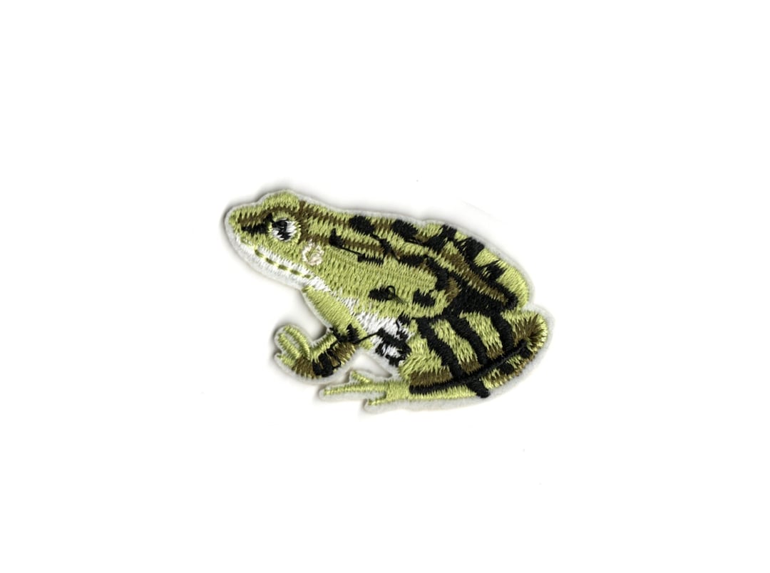 Frog Toad Embroidered Iron-on Patch - Etsy