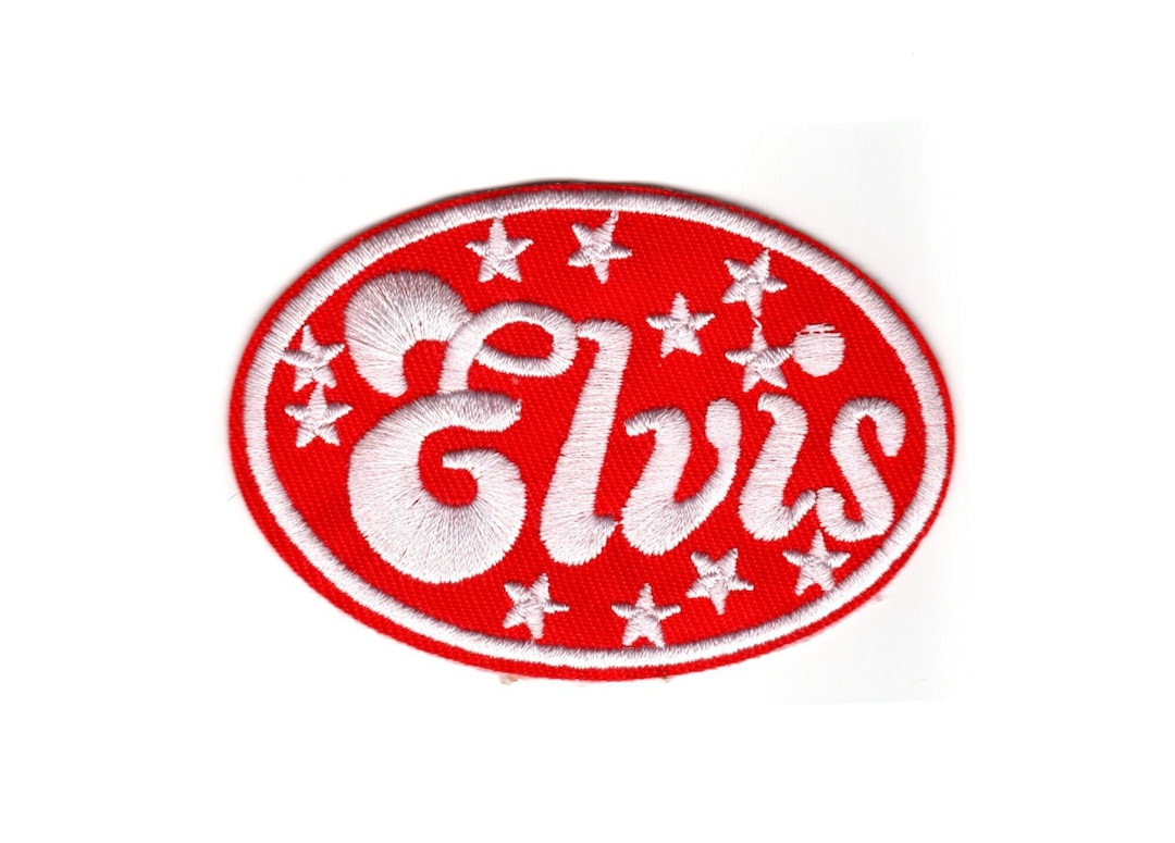 ELVIS Embroidered Iron-on Patch - Etsy