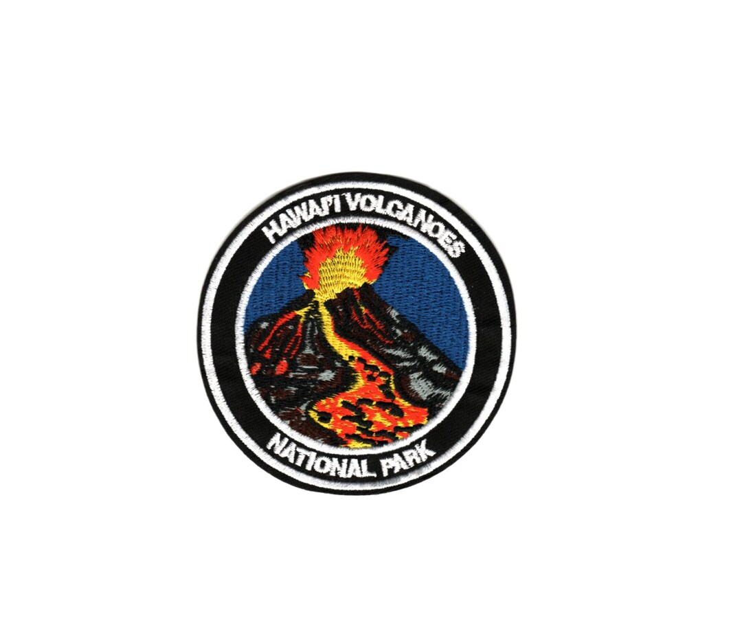 Hawaii Volcanoes National Park Embroidered Iron on Patch - Etsy