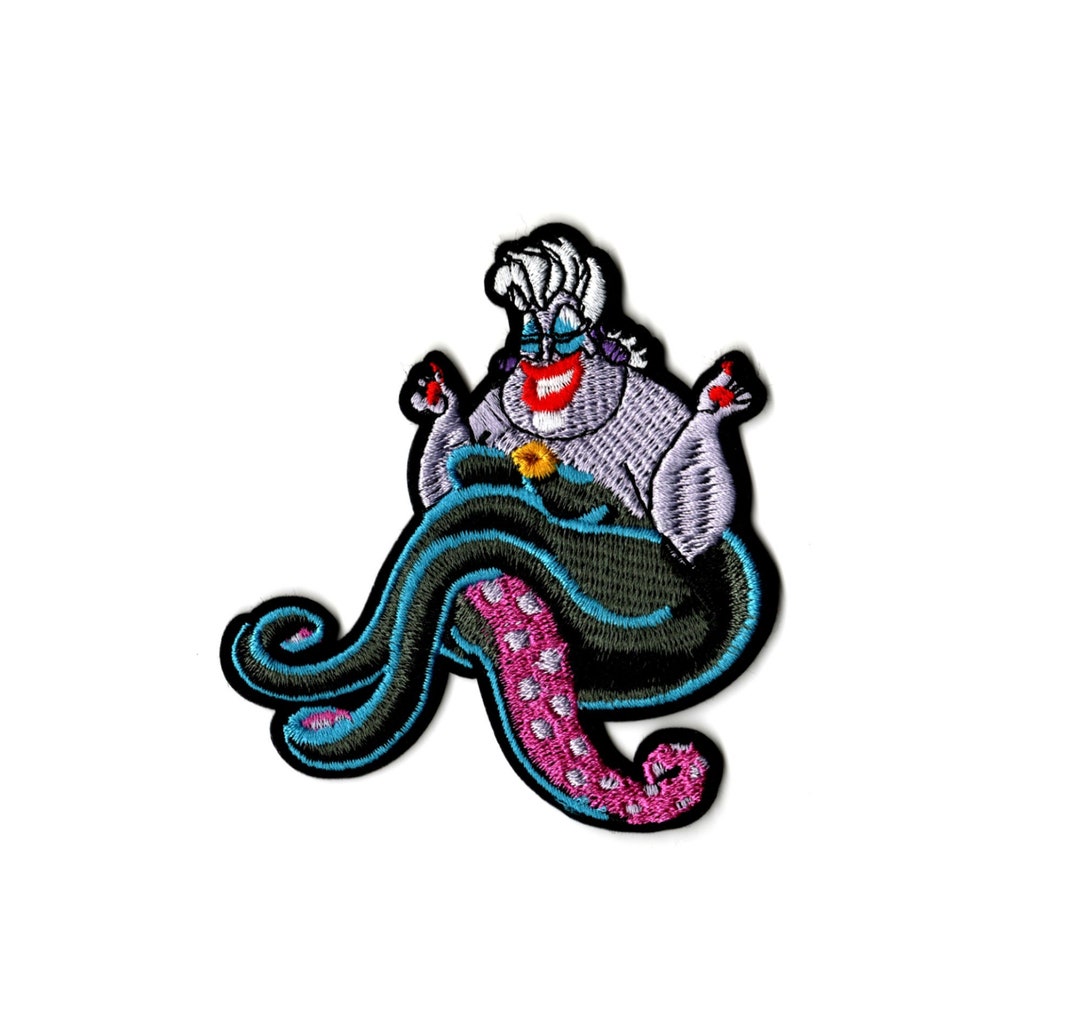 Ursla From the Little Mermaid Disney Movie Embroidered Iron-on - Etsy