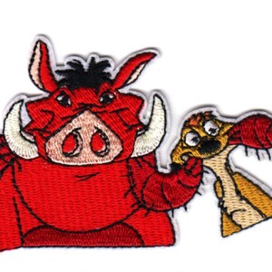 Simba Mufasa Pumba Timon From the Lion King Disney Movie Embroidered Iron-on Patch - Etsy