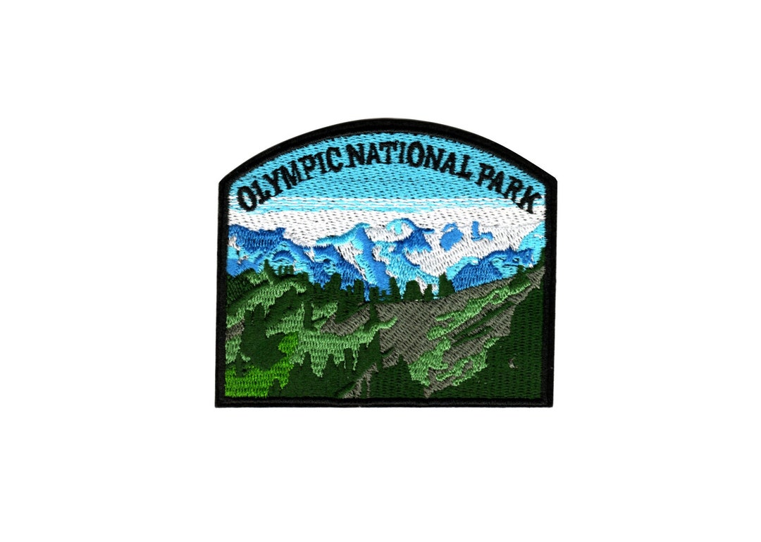 Olympic National Park Embroidered Iron-on Patch - Etsy