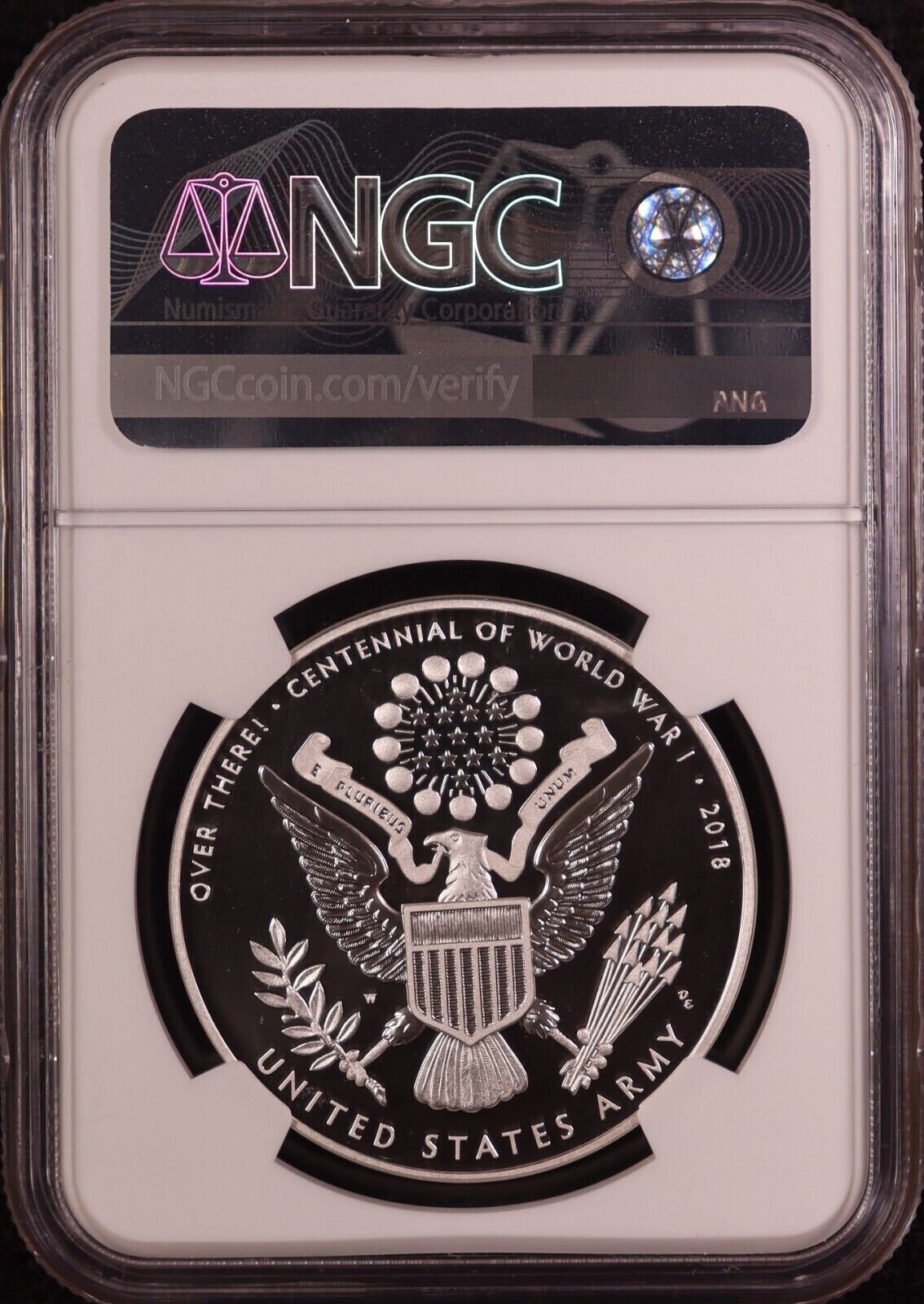 2018-W WW1 US Army Centennial Proof Silver Medal NGC PR70 - Etsy